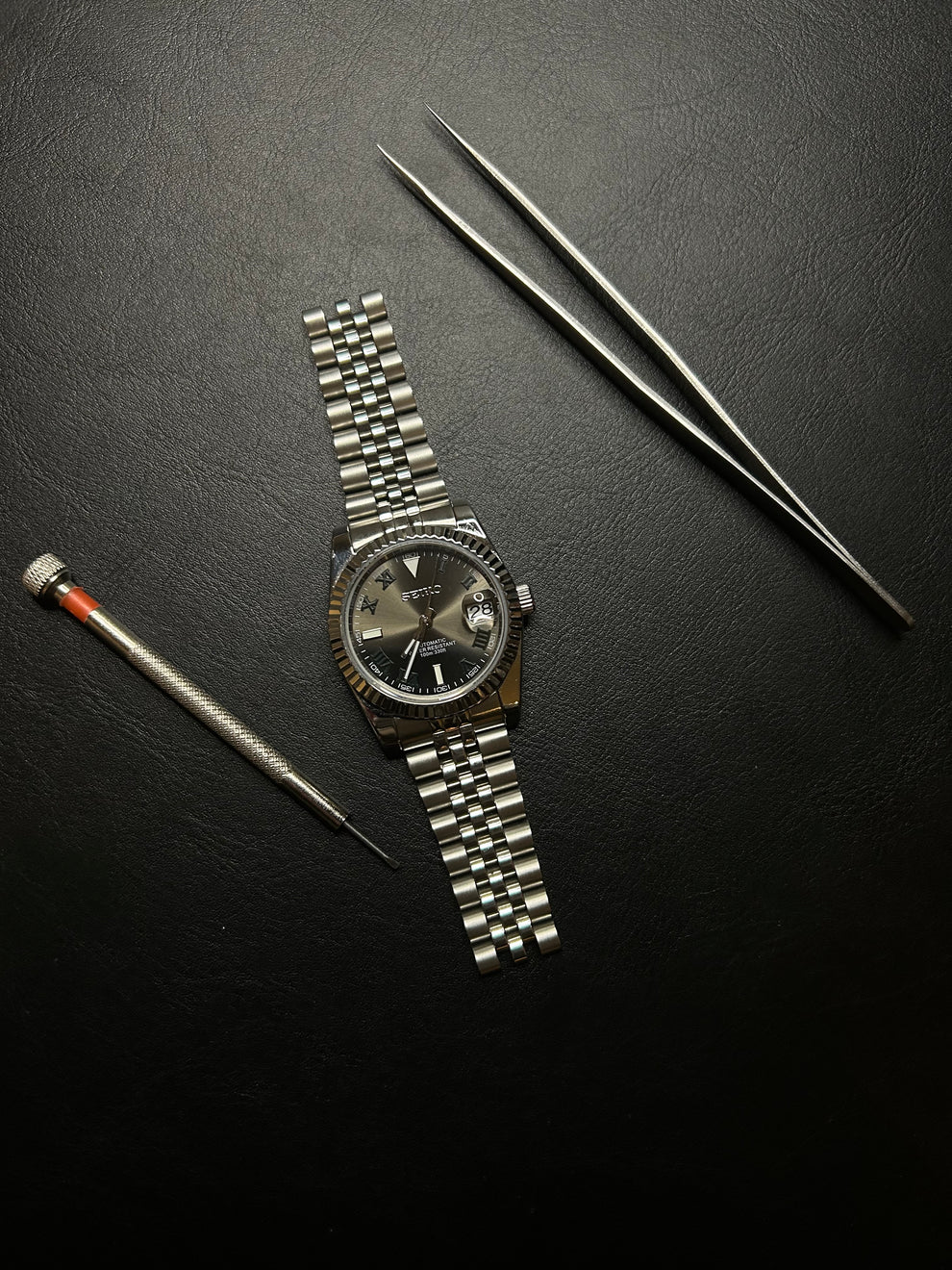 DATE- wimbeldon/dark green – CT-SeikoMods